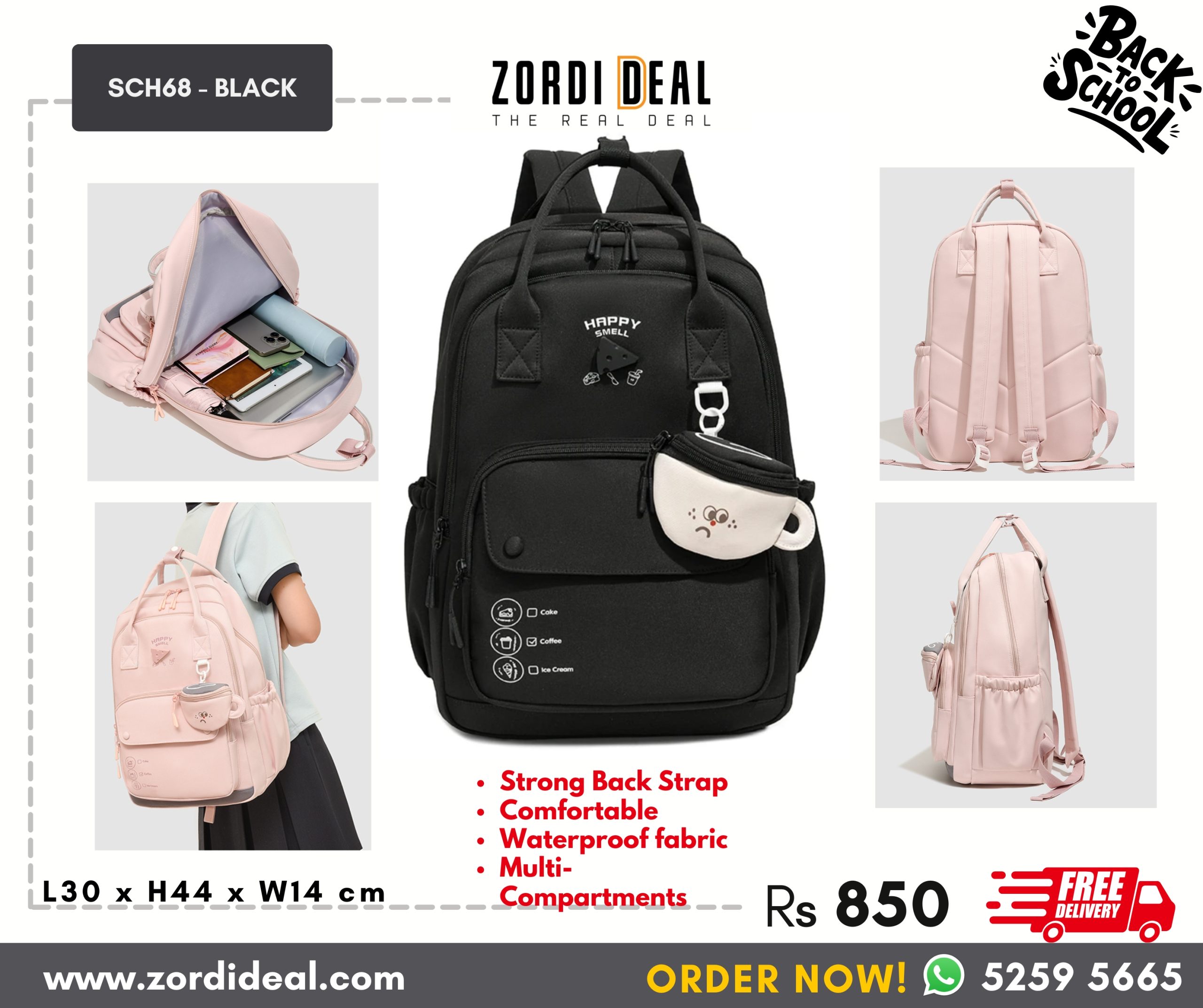 School Bags – Model SCH68 – Zordideal