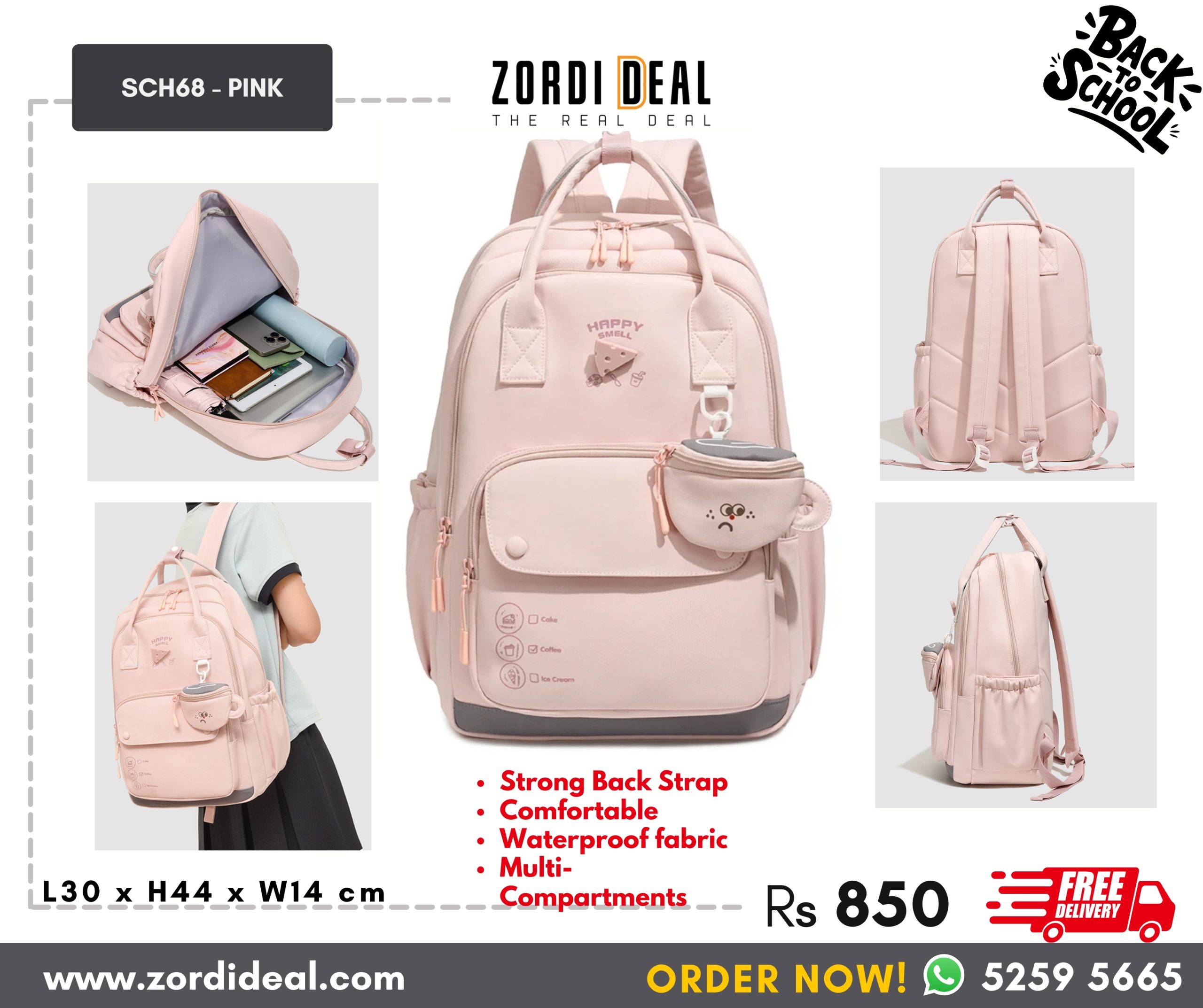 School Bags – Model SCH68 – Zordideal